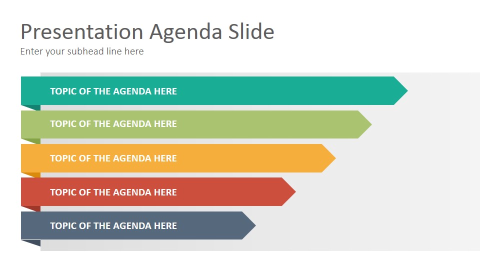 Agenda Diagrams Google Slides Presentation Template - SlideSalad