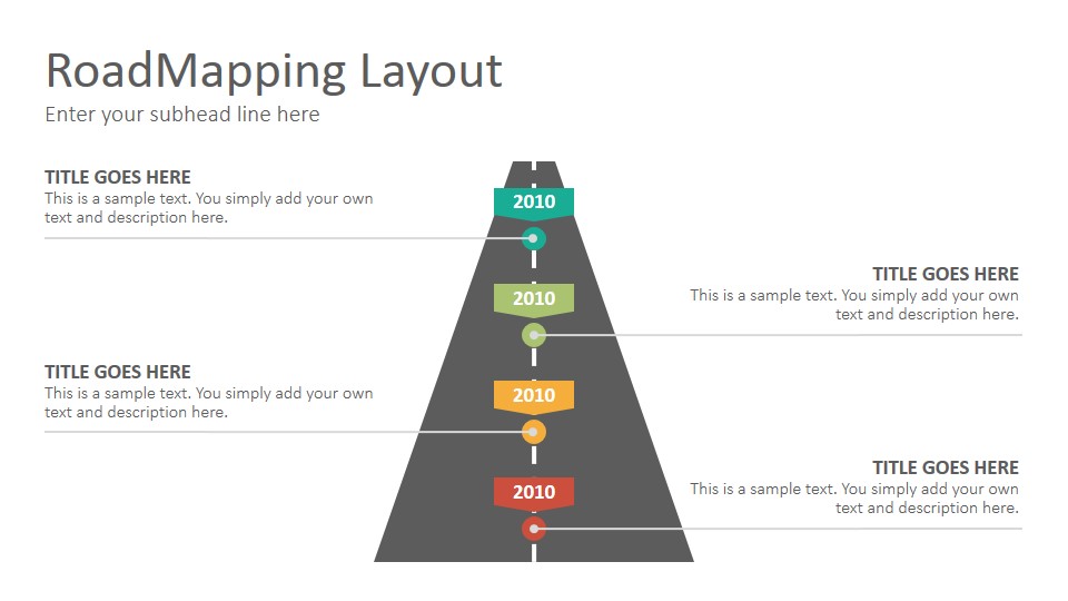 Roadmapping Diagrams PowerPoint Presentation Template - SlideSalad