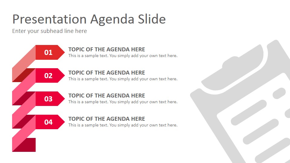 Agenda Diagrams Google Slides Presentation Template - SlideSalad