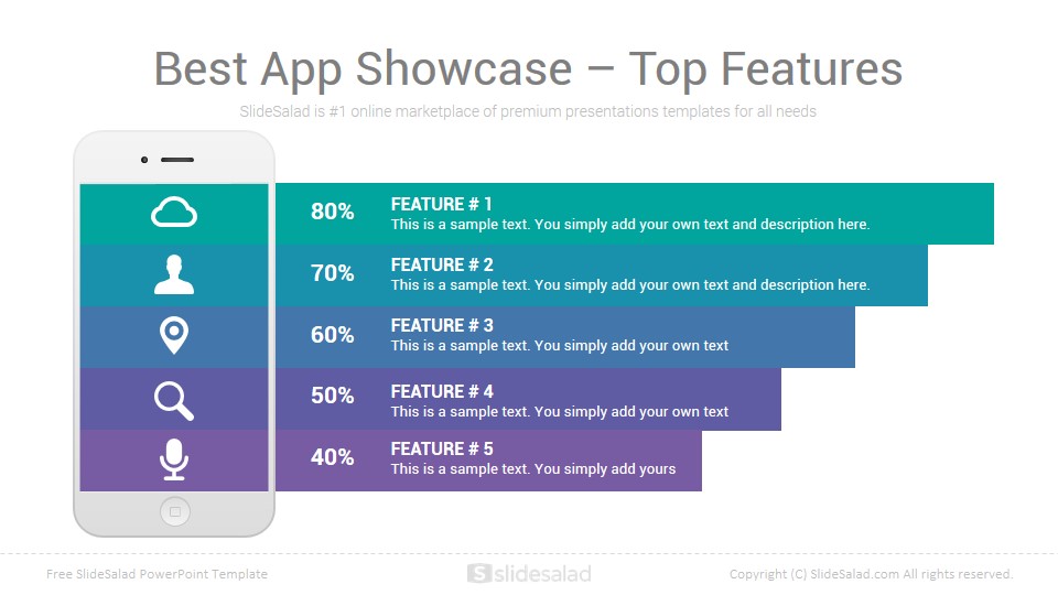 Mobile Apps Free PowerPoint Presentation Template - SlideSalad Mobile Apps Free PowerPoint Presentation Template - SlideSalad