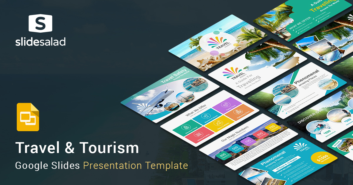 Travel and Tourism Google Slides Presentation Template - SlideSalad