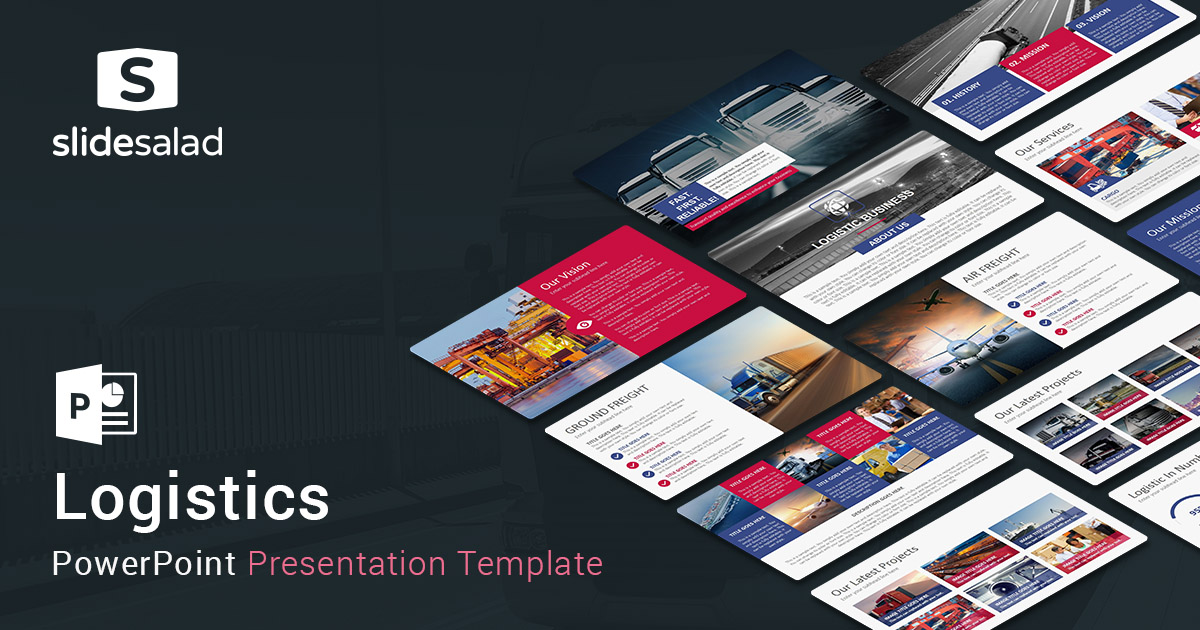 Logistics Powerpoint Presentation Template Slidesalad