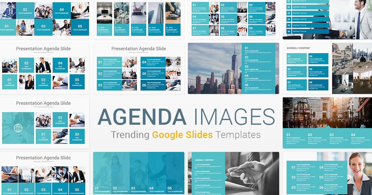 Best Business Agenda Images Google Slides Template Designs