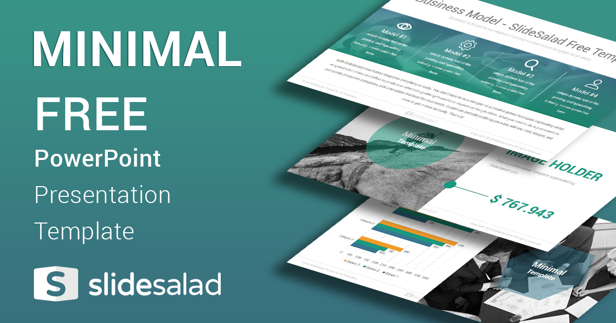 Minimal Free Download PowerPoint Template - SlideSalad