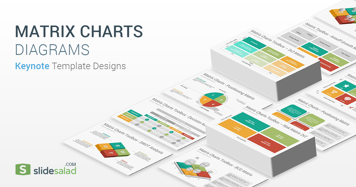 Matrix Charts Toolbox Keynote Template - SlideSalad