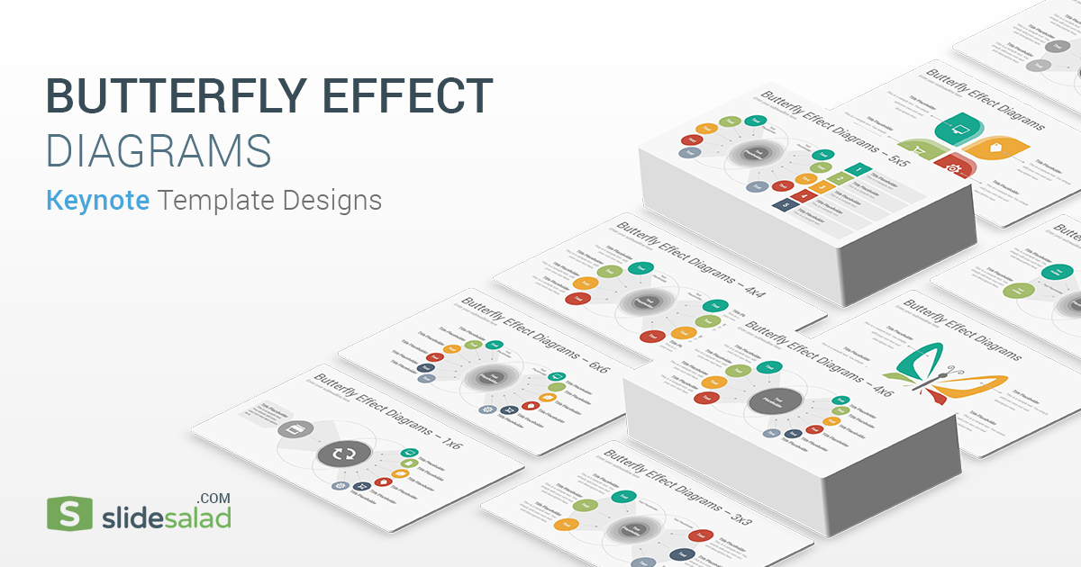 Butterfly Effect Diagrams Keynote Template Designs - SlideSalad Butterfly Effect Diagrams Keynote Template Designs - SlideSalad