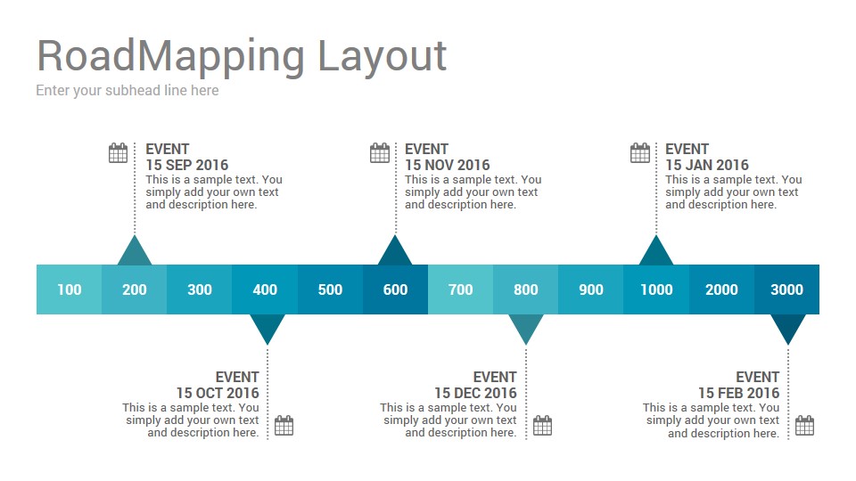 Road Mapping Diagrams Keynote Template - SlideSalad