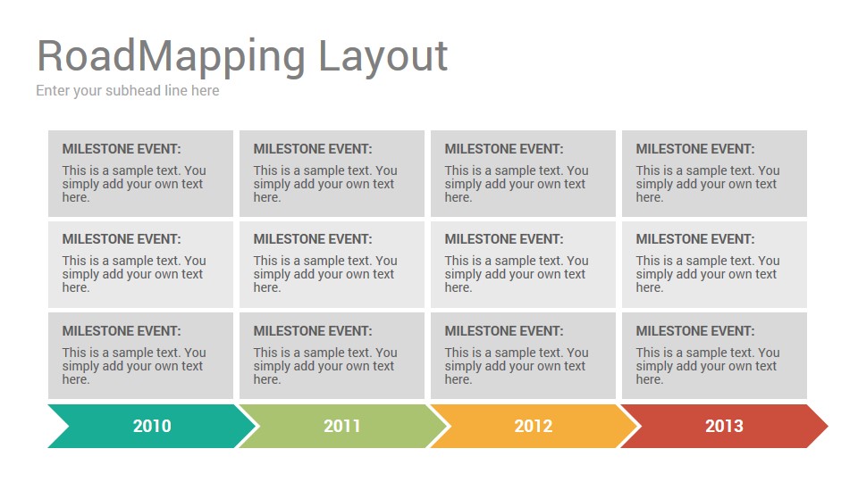 Road Mapping Diagrams Keynote Template - SlideSalad