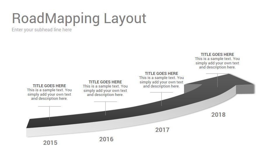 Road Mapping Diagrams Keynote Template - SlideSalad