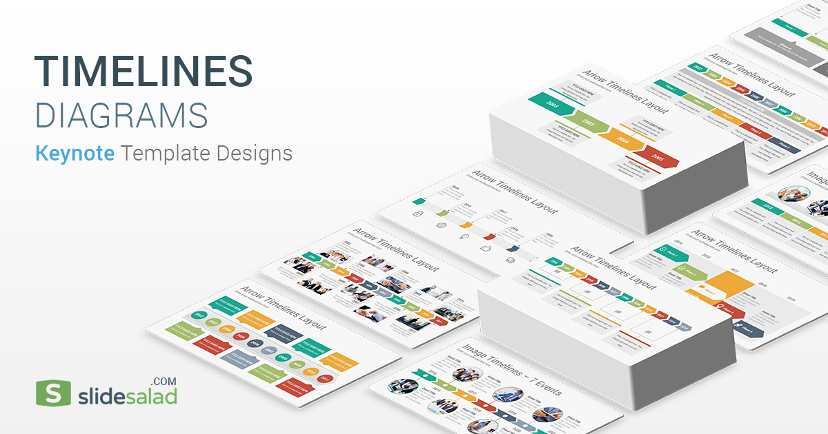 Timelines Diagrams Keynote Template - SlideSalad Timelines Diagrams Keynote Template - SlideSalad