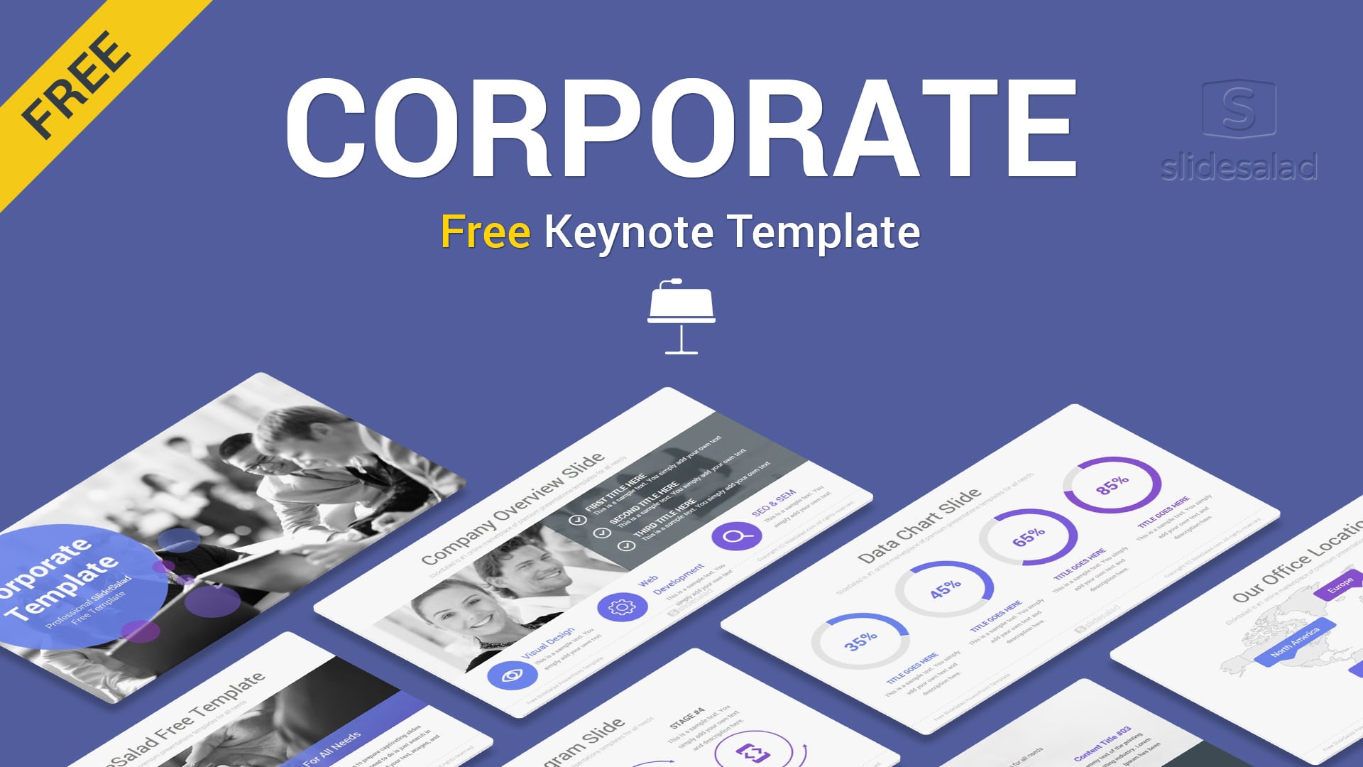 Free Corporate Professional Keynote Template Slides - SlideSalad Free Corporate Professional Keynote Template Slides - SlideSalad