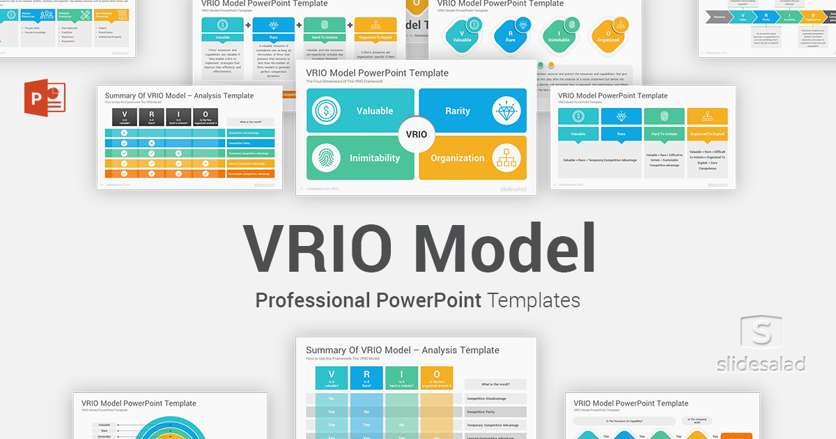 VRIO Model PowerPoint Template PPT Framework - SlideSalad VRIO Model PowerPoint Template PPT Framework - SlideSalad