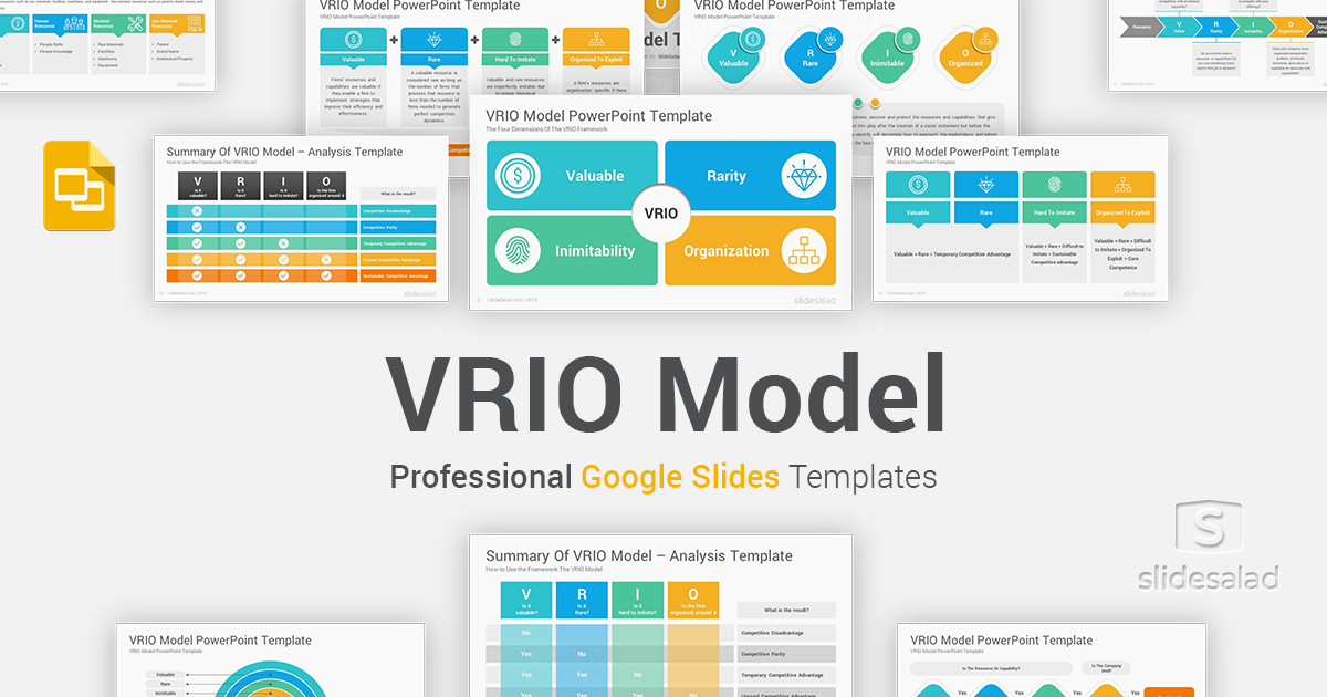 VRIO Model Google Slides Template - SlideSalad