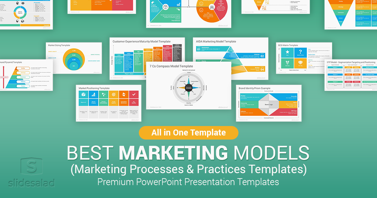 Best Marketing Models and Practices PowerPoint Templates - SlideSalad