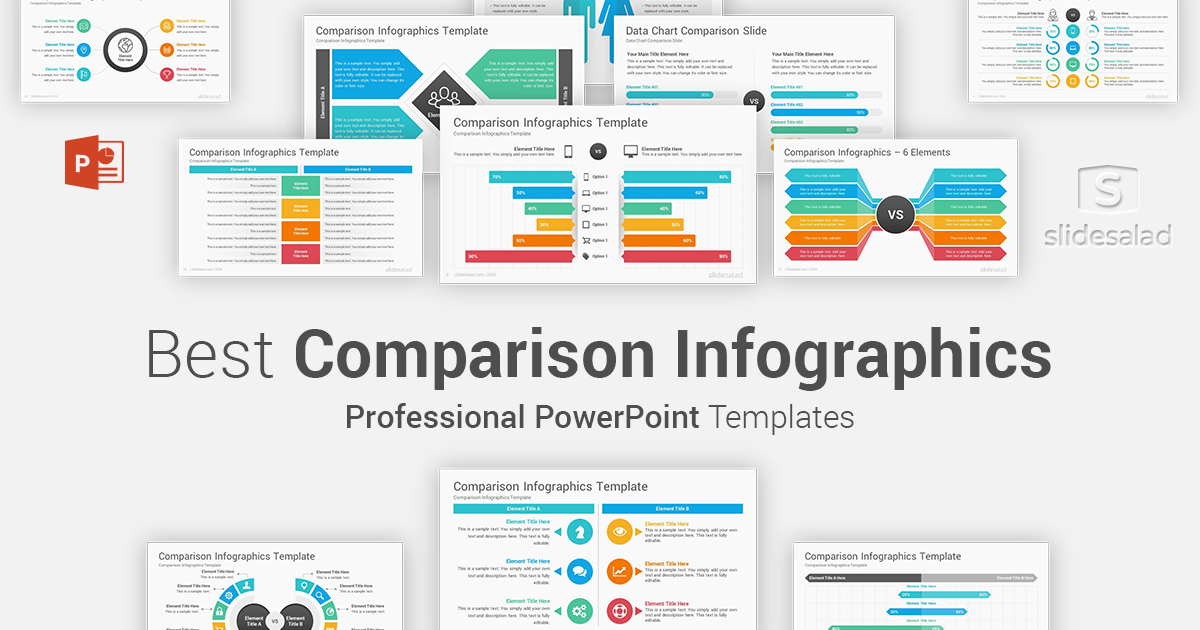 Best Comparison Infographics PowerPoint Template Slides - SlideSalad