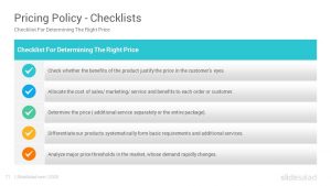 Pricing Policy and Strategy PowerPoint Template - SlideSalad