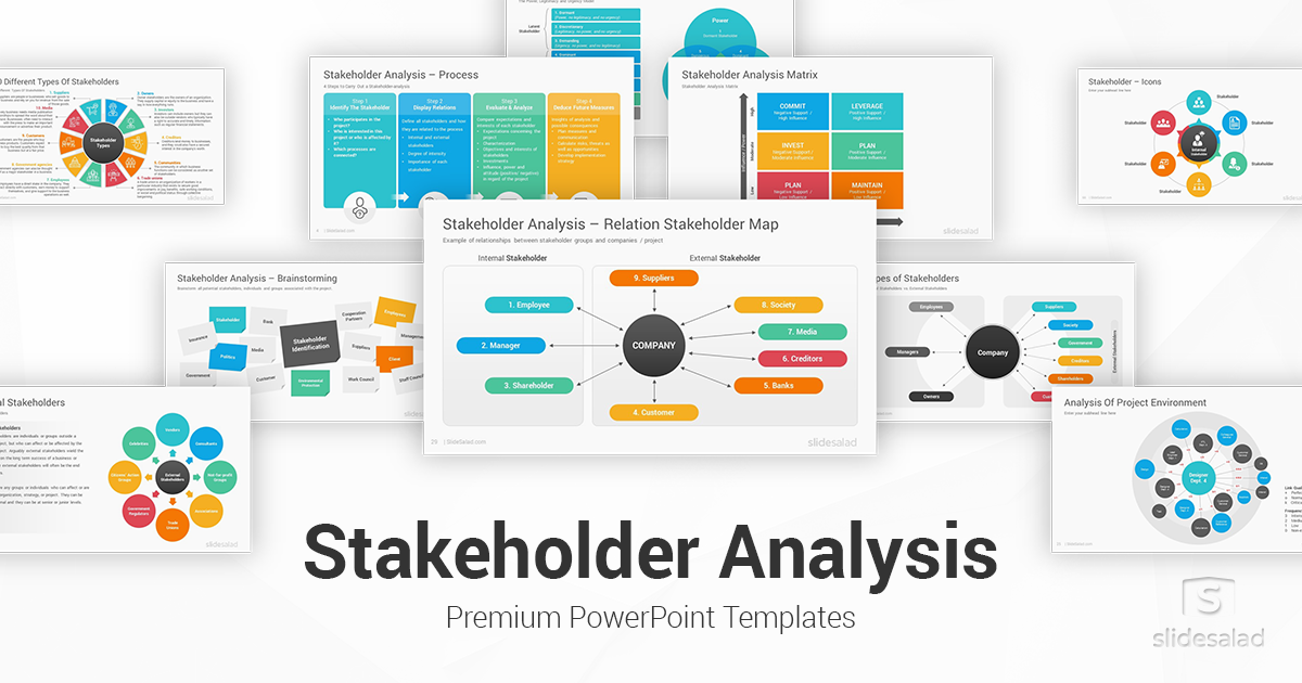 Stakeholder Analysis PowerPoint Templates - SlideSalad