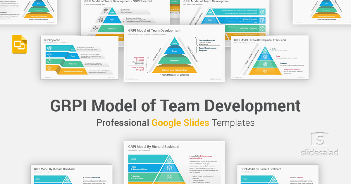 GRPI Model Google Slides Template Diagrams - SlideSalad