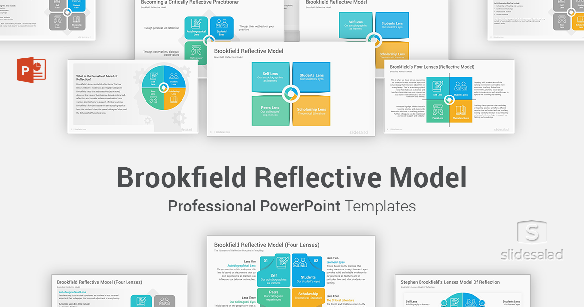 Brookfield Model of Reflection PowerPoint Template - SlideSalad