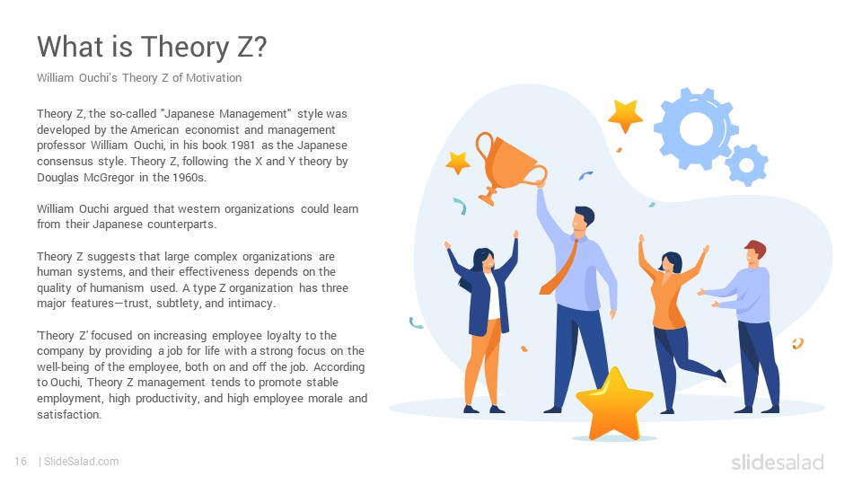 Theory X and Theory Y and Theory Z PowerPoint Template - SlideSalad Theory X and Theory Y and Theory Z PowerPoint Template - SlideSalad