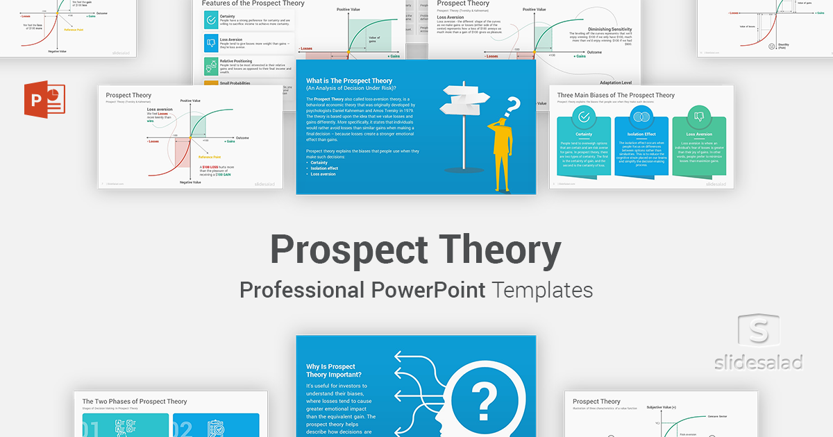 Prospect Theory PowerPoint Template Diagrams - SlideSalad