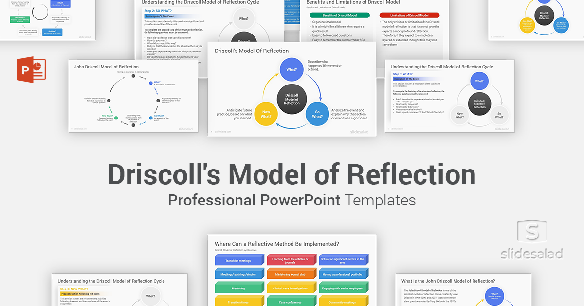 Driscoll Model of Reflection PowerPoint Template - SlideSalad