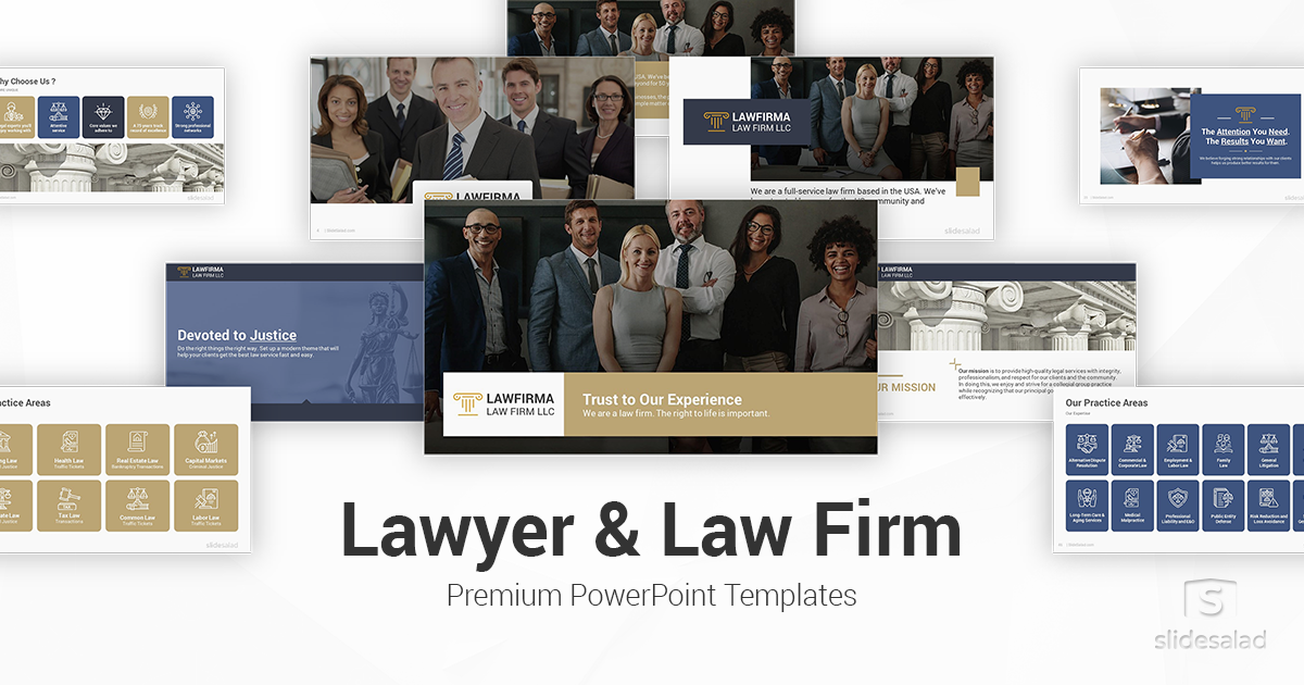 Law Firm PowerPoint Template Designs - SlideSalad