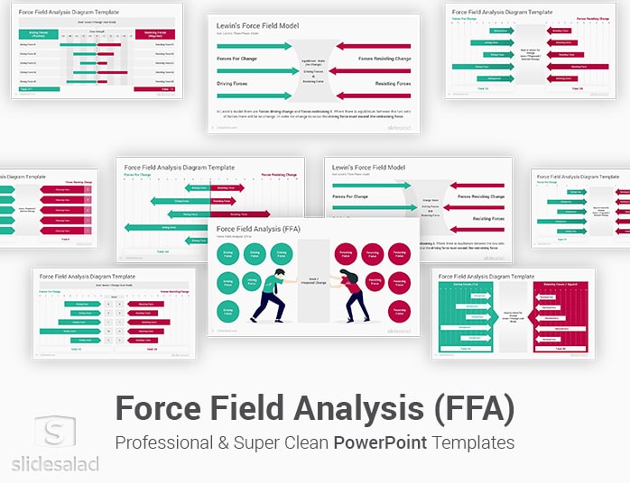 Force Field Analysis PowerPoint Template Diagrams - SlideSalad Force Field Analysis PowerPoint Template Diagrams - SlideSalad