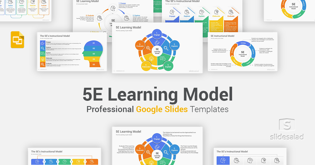 5E Learning Model Google Slides Template Designs - SlideSalad