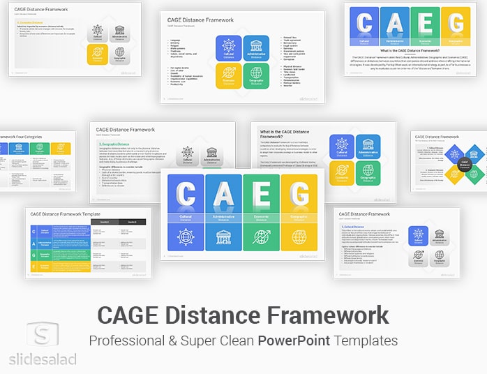 CAGE Distance Framework PowerPoint Template Designs - SlideSalad CAGE Distance Framework PowerPoint Template Designs - SlideSalad