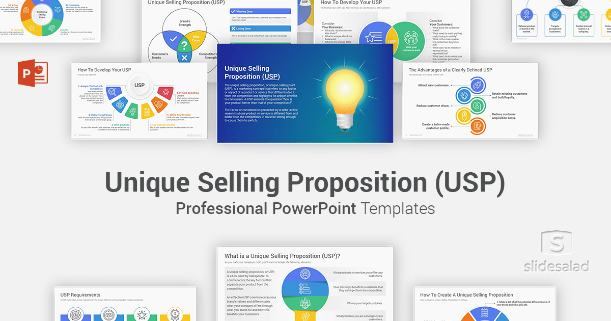 Unique Selling Proposition PowerPoint Template Designs - SlideSalad