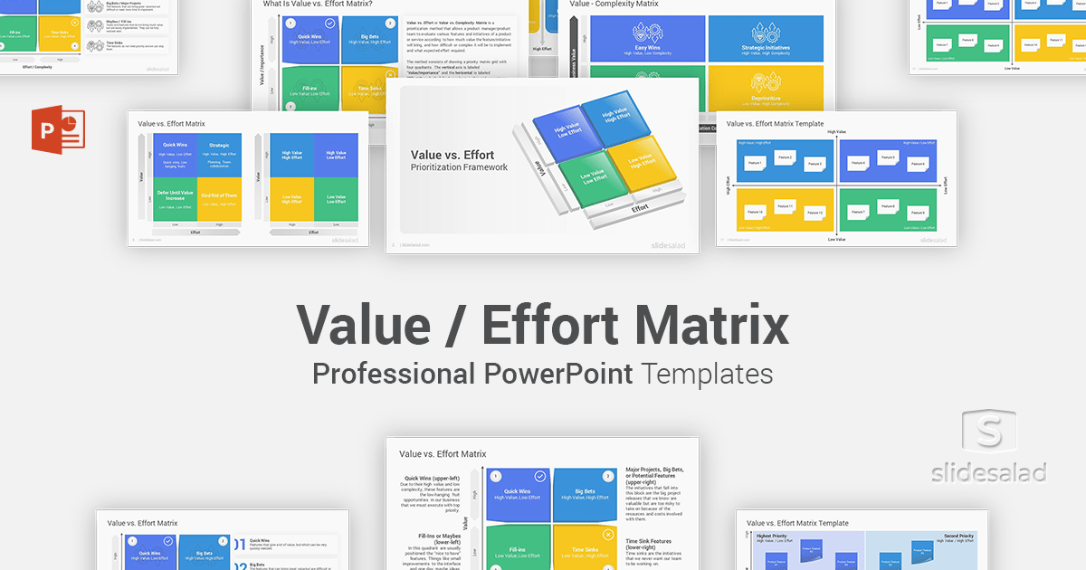 Value Effort Matrix PowerPoint Template Designs - SlideSalad Value Effort Matrix PowerPoint Template Designs - SlideSalad
