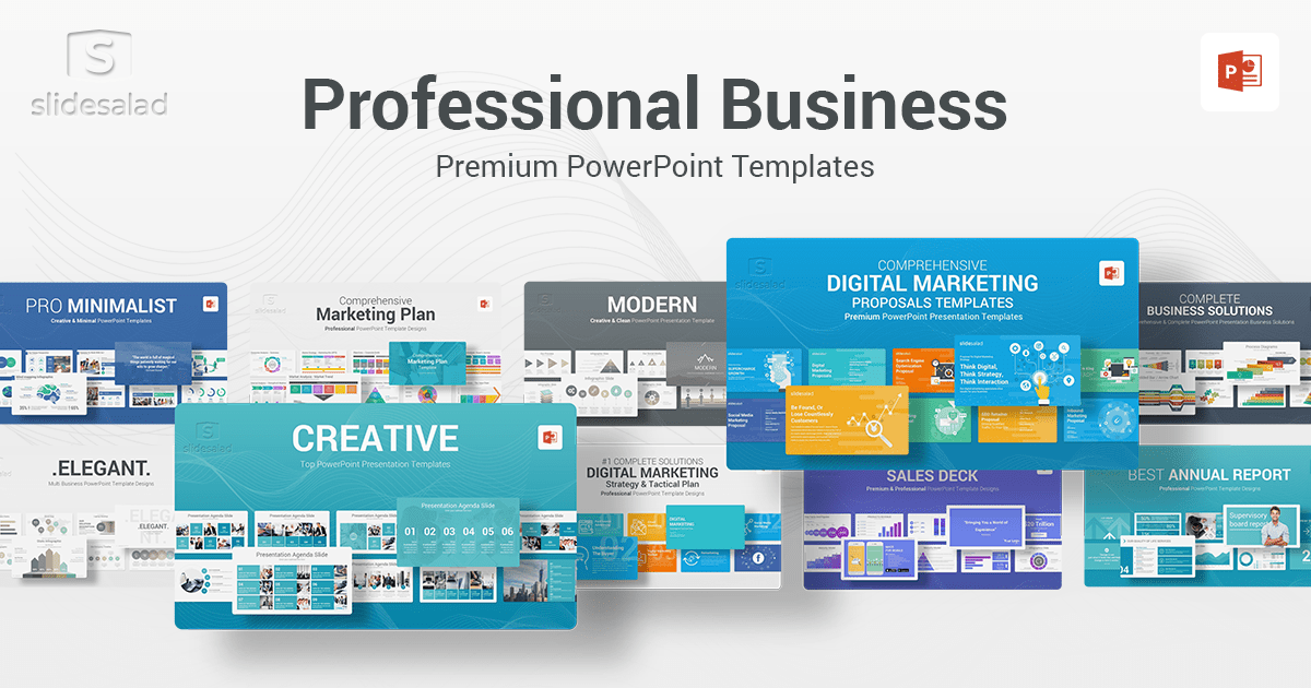 PowerPoint Profession Templates Presentation - SlideSalad