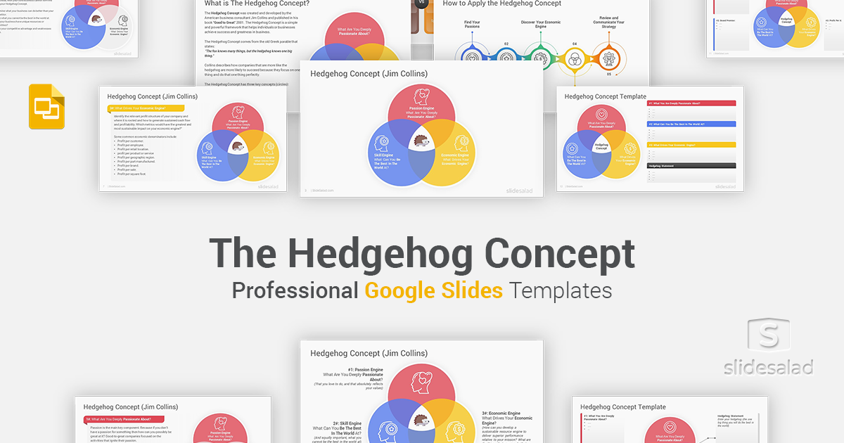 Hedgehog Concept Google Slides Template Designs - SlideSalad