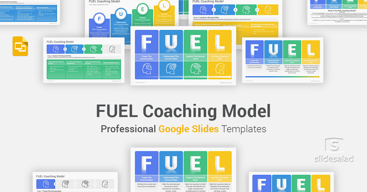 FUEL Coaching Model Google Slides Template Designs - SlideSalad
