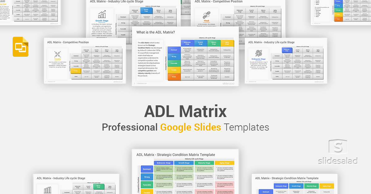 ADL Matrix Google Slides Template - SlideSalad