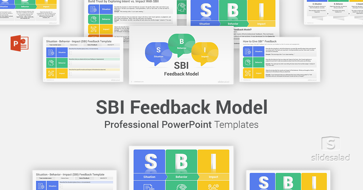 SBI Feedback Model PowerPoint Template Designs - SlideSalad