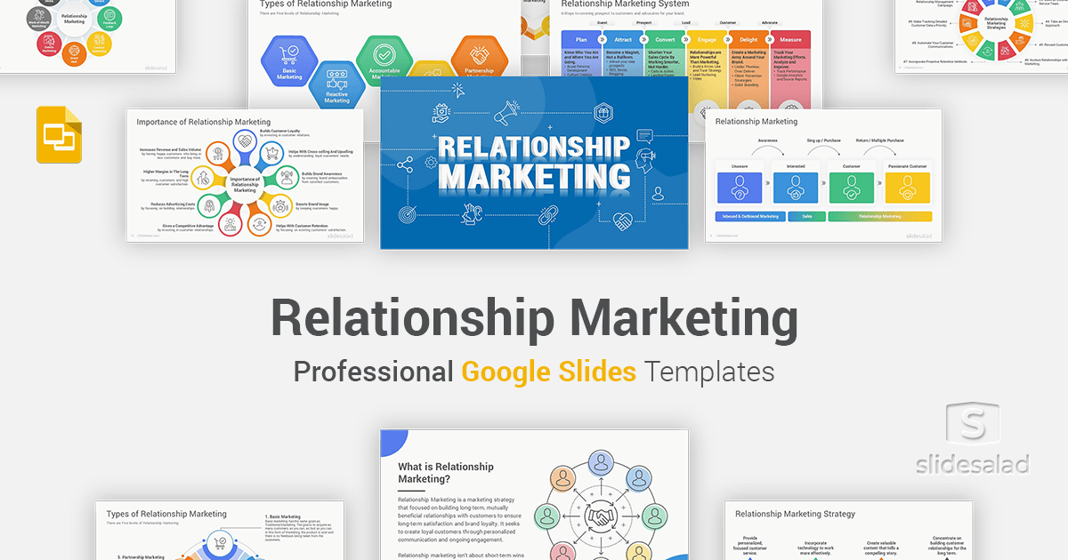 Relationship Marketing Google Slides Template Designs - SlideSalad