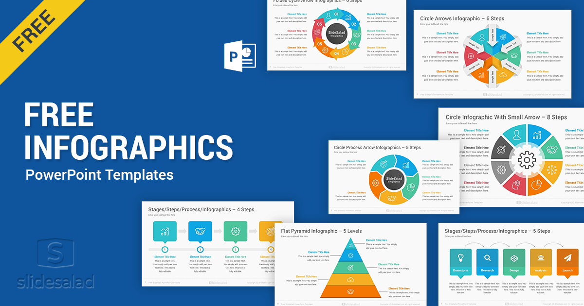 Free Infographics PowerPoint Template PPT Slides - SlideSalad