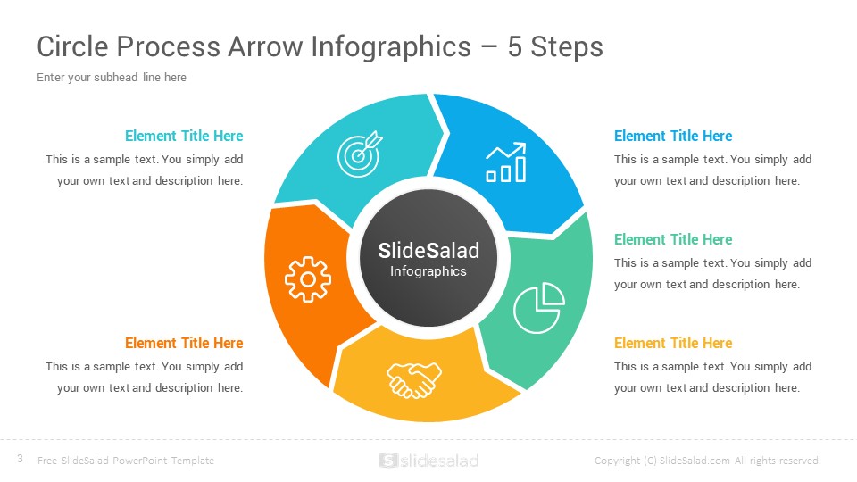 Free Infographics PowerPoint Template PPT Slides - SlideSalad