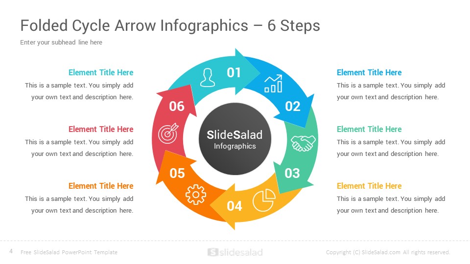Free Infographics Powerpoint Template Ppt Slides - Slidesalad