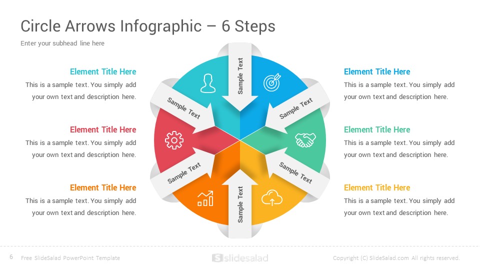 Free Infographics PowerPoint Template PPT Slides - SlideSalad