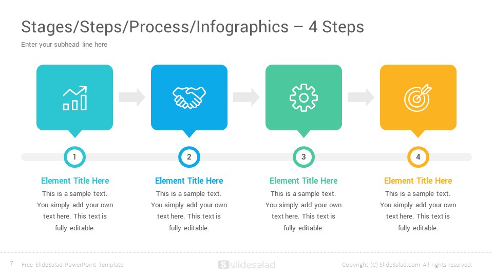 Free Infographics PowerPoint Template PPT Slides - SlideSalad