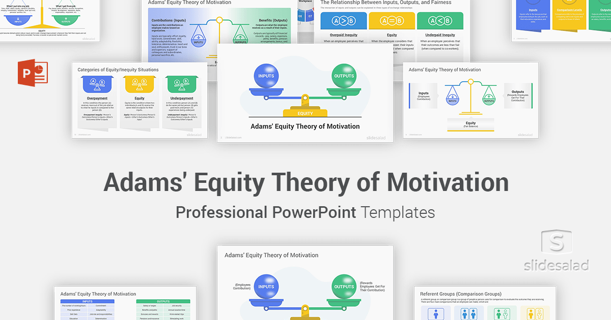 Adams' Equity Theory PowerPoint Template - SlideSalad