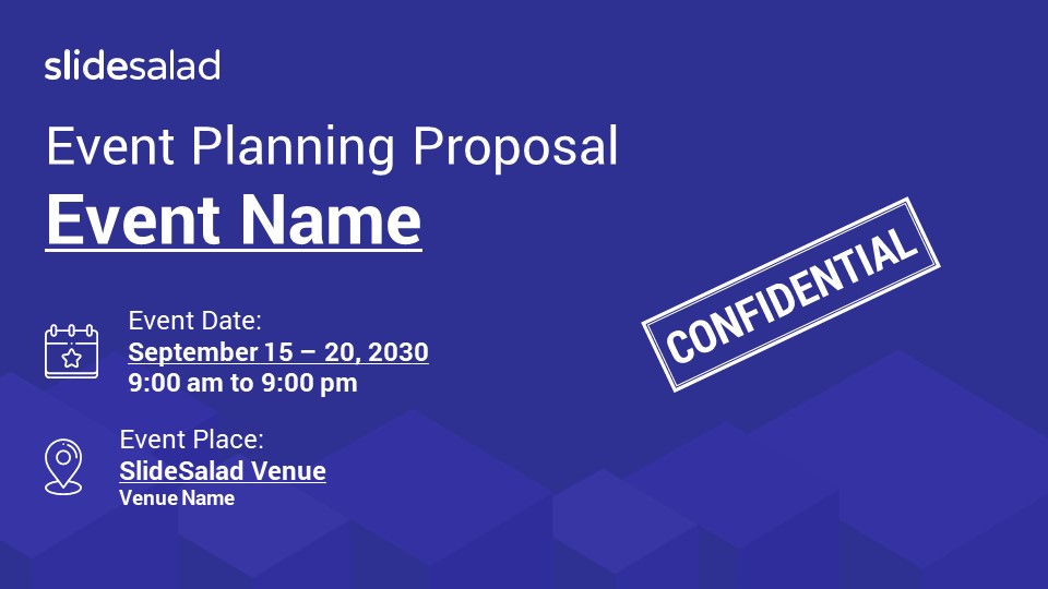 Event Planning Proposal Google Slides Template Designs - SlideSalad