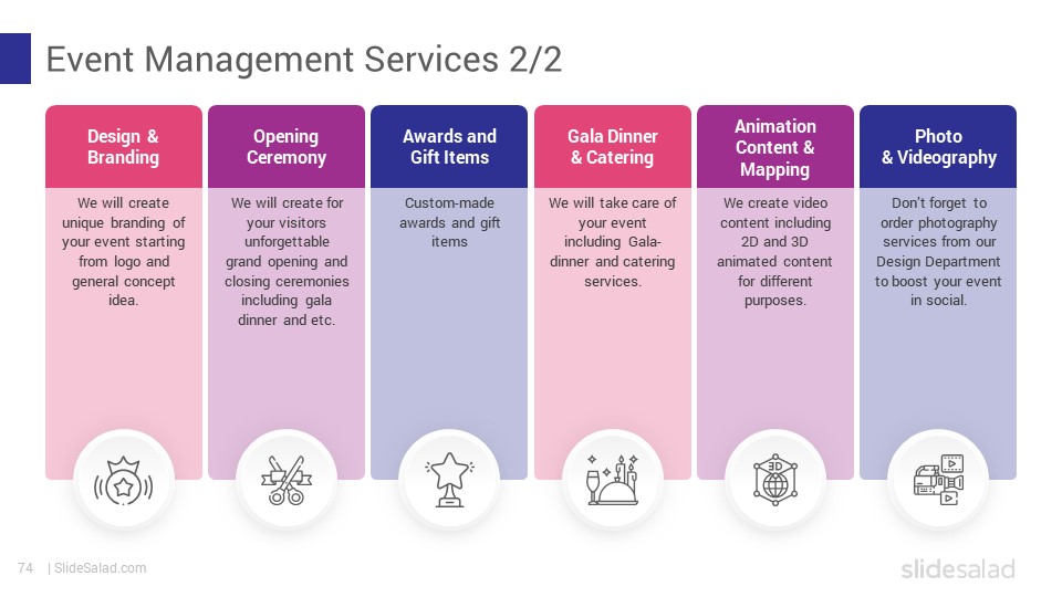 Event Planning Proposal Google Slides Template Designs - SlideSalad