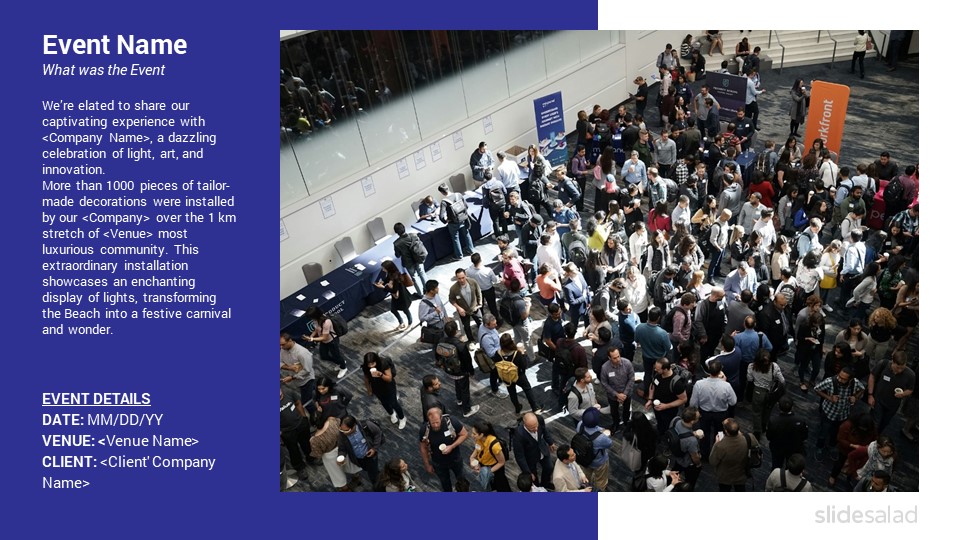 Event Planning Proposal Google Slides Template Designs - SlideSalad