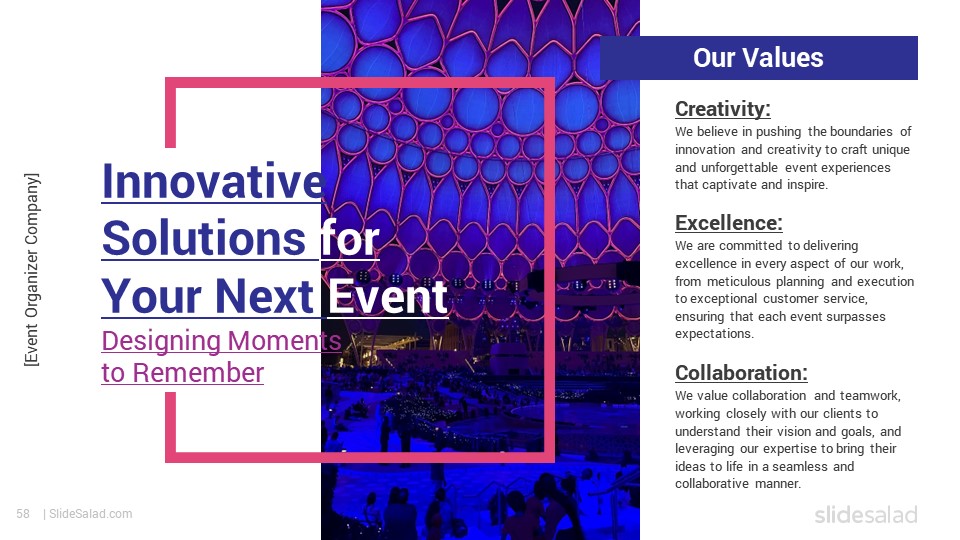 Event Planning Proposal PowerPoint Template Designs - SlideSalad