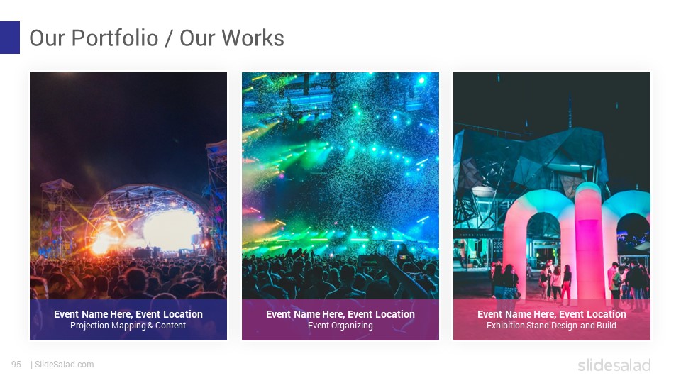 Event Planning Proposal PowerPoint Template Designs - SlideSalad