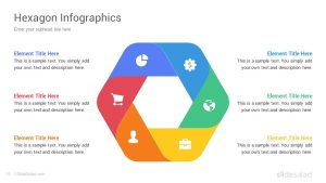 Hexagon Infographics PowerPoint Template Designs - SlideSalad